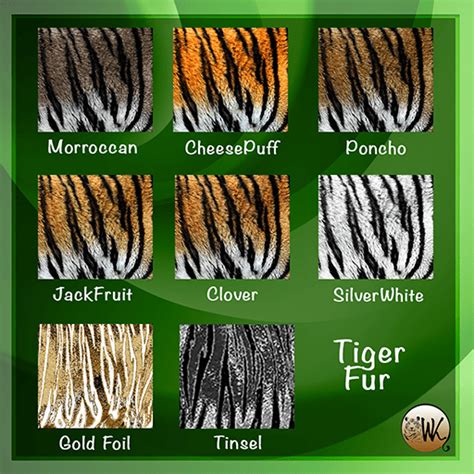 Big Cat Fur Types Wk Wild Kajaera