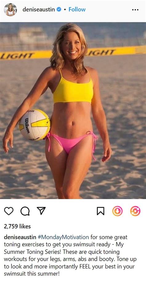 Denise Austin 66 Tells Fans How To Get A Summer Bikini Body In 10