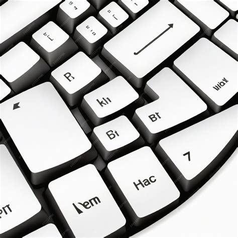 Conjunto De Vectores De Dibujos Animados De Teclado Fondo Blanco