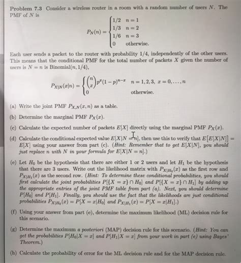 Problem 73 Consider A Wireless Router In A Room With