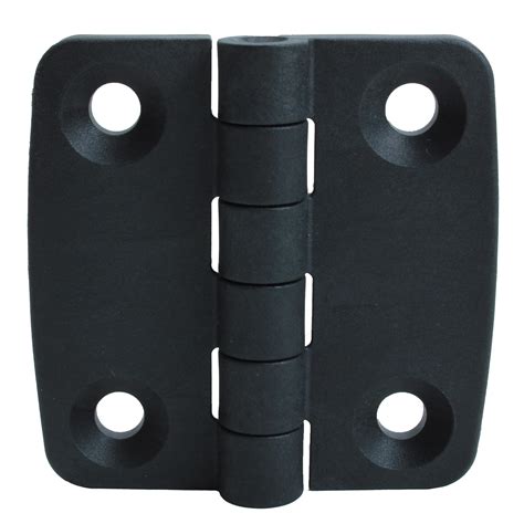 Square Decorative Screwed Hinges Polyamide Carbon Fibre Reinforced
