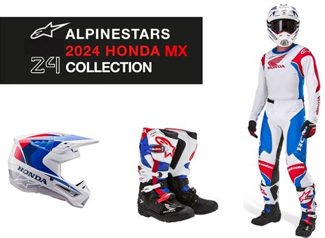 Alpinestars Launches The 2024 Mx Honda Gear Superbike News 1 For