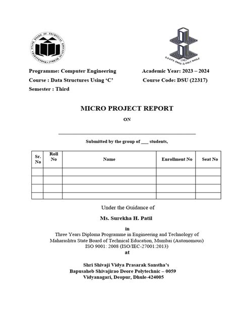 dsu microproject report pdf central processing unit operating system