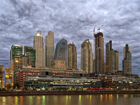 Buenos Aires Skyline Stock Image Image Of South Night 89318701