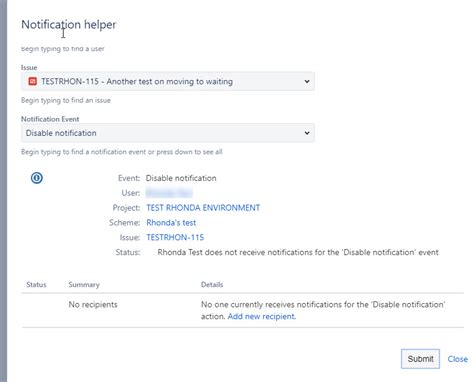 disabling email notifications for an specific transition in jira