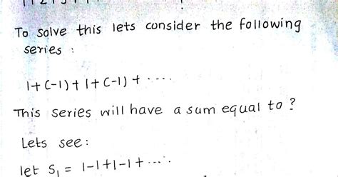 Sum Of Infinite Integers