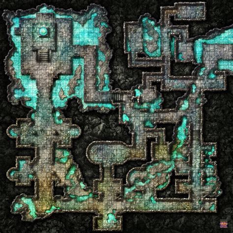 Ice Cave Dungeon Map