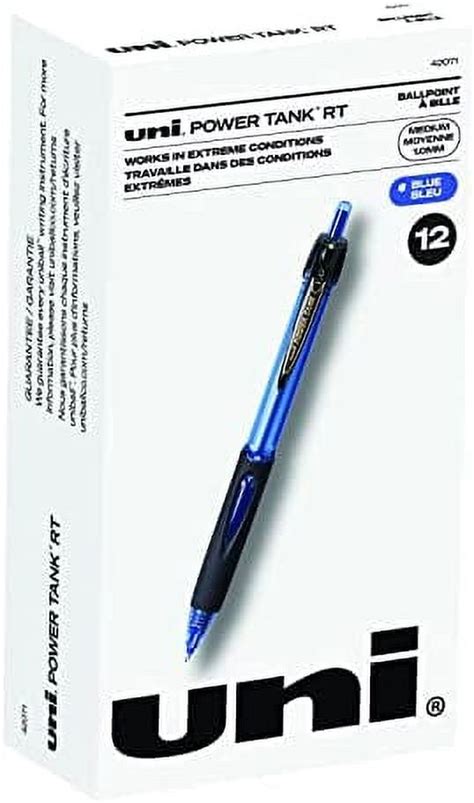 Uni Ball Power Tank Retractable Ballpoint Pens Medium Point 1 0mm