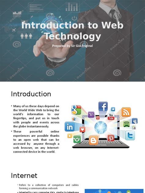 Introduction To Web Technology Pdf Internet Websites