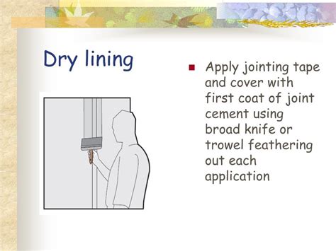 Ppt Dry Lining Powerpoint Presentation Free Download Id5622225