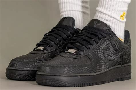 On Feet Kobe Bryant X Nike Air Force 1 Low “black” Hypebeast
