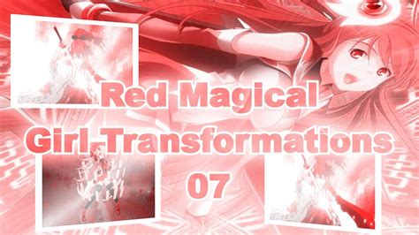 Red Magical Girl Transformations 07 Youtube