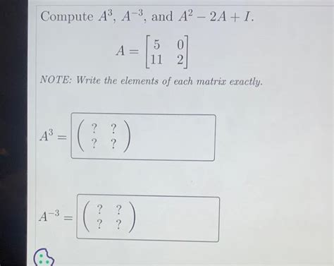 compute a3 a−3 and a2−2a i a [51102] note write