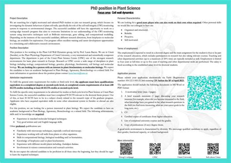 Phdscanner On Linkedin Phdposition Biotechnology Phdposition