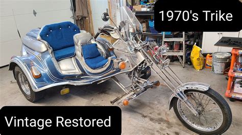 70s Trike Restoration Motorcycle Restore Project Youtube