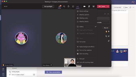 Microsoft Teams Ui