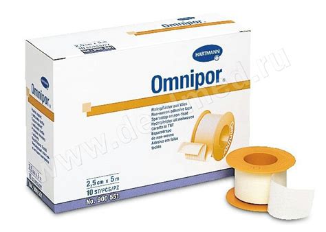 OMNIPOR - Фиксирующие пластыри - катушки, гипоаллергенные из нетканного ...