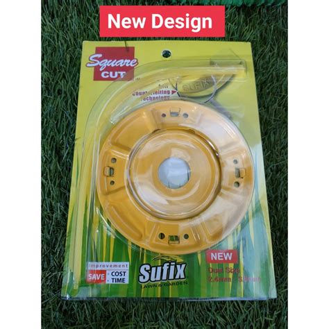 Sufix Nylon Grass Cutter Nylon String Metal Plate Brush Cutter Tali Dan Piring Mesin Rumput