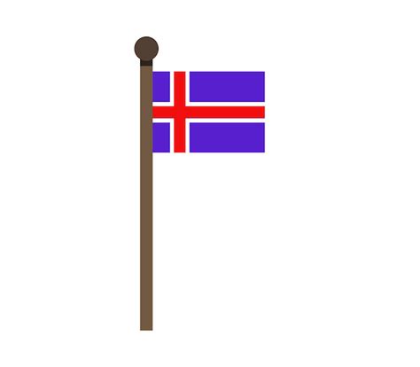 Premium Vector Iceland Flag