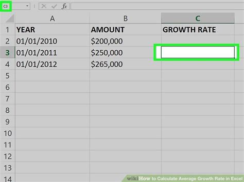 How To Calculate Average Growth Rate In Excel Steps