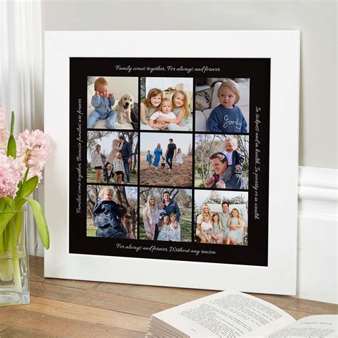 Photo Collage Grid With Custom Text Border Chatterbox Walls