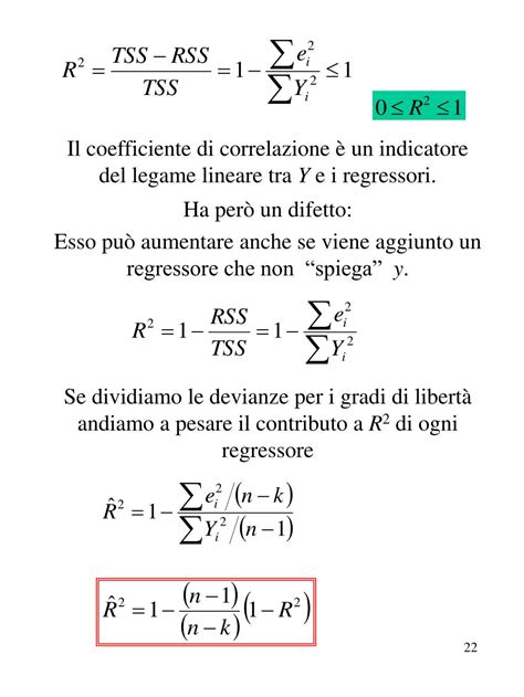 Ppt Modello Di Regressione Lineare Multipla Powerpoint Presentation