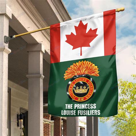 The Princess Louise Fusiliers Flag Extreme Honor