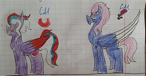 Mlp Dav Inverted Rainbow And Midnight Horshes By Klykajlo On Deviantart