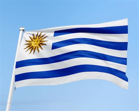 Premium Psd Flag Of Uruguay