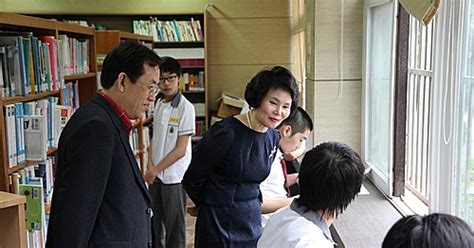 이현숙 성남교육지원청 교육장 성남서중 모닝도서실 방문