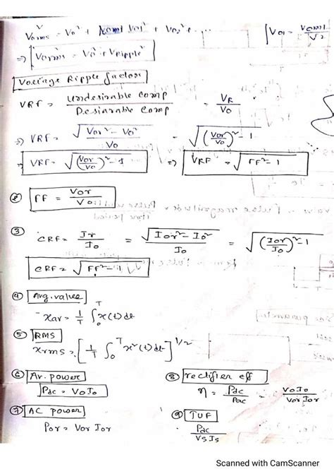 Notes On Performance Parameters Of Rectifier Notes LearnPick India