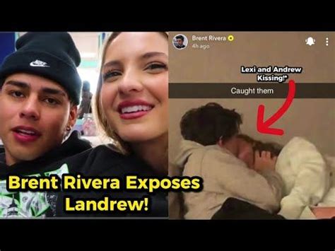 Brent Rivera Exposes Lexi Rivera And Andrew Davila Kissing Lexi And Andrew Kiss Lexi Rivera