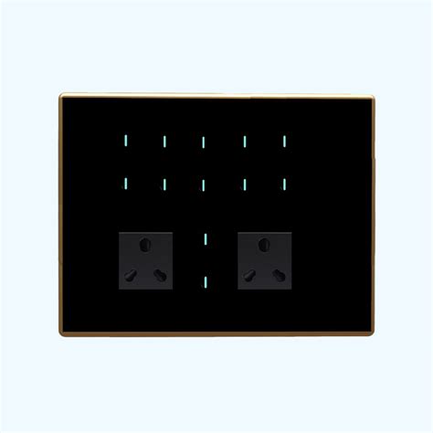 Full Glass Touch 12 Switch 3 25A 2 Socket 2 10A 25A H Smart