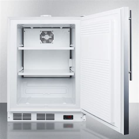 Accucold Acf48wsshvada 24 Inch Built In All Freezer With 31 Cu Ft