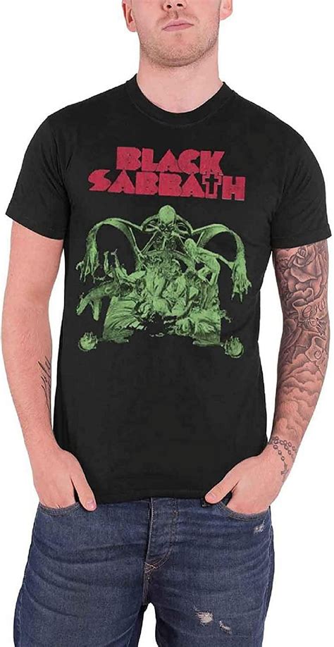 Black Sabbath Mens Sabbath Bloody Sabbath Cutout T Shirt X Large Black