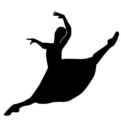 Ballet Dancer Silhouette Vector