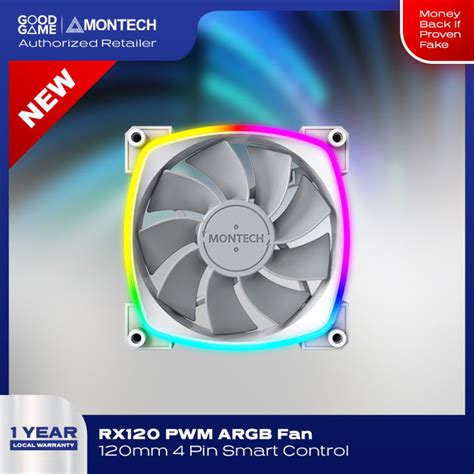 Montech RX PWM ARGB Fan Computer Fan Reversed Fan Blades Mm Pin Smart Control Lazada PH