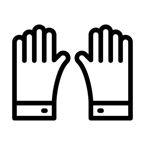 Gloves Icon Design 21906457 Vector Art At Vecteezy