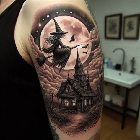 Evil Witch Tattoo