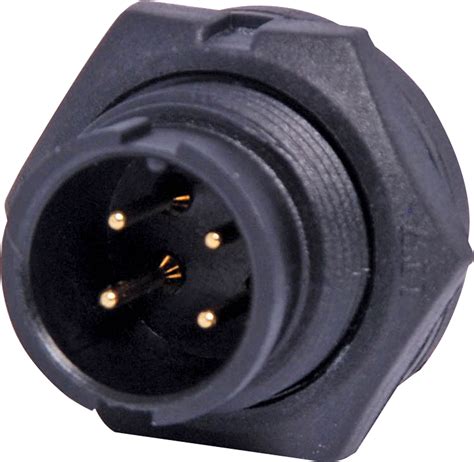 4 Pin 5a Locking Male Chassis Ip67 Waterproof Plug Buy In Australia