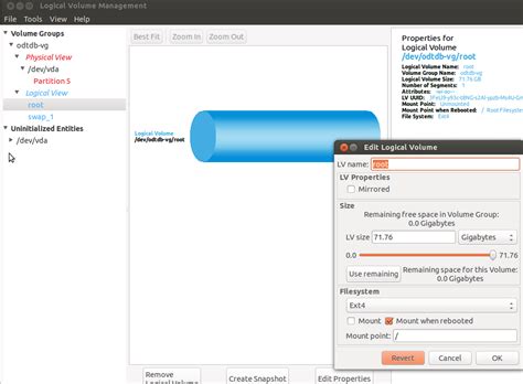 hard drive kvm virtual server disk resize on ubuntu with gparted