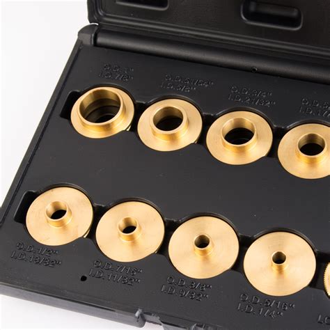 Brass Router Template Bushing Guides Sets 10 Pcs Fit Any Router Sub