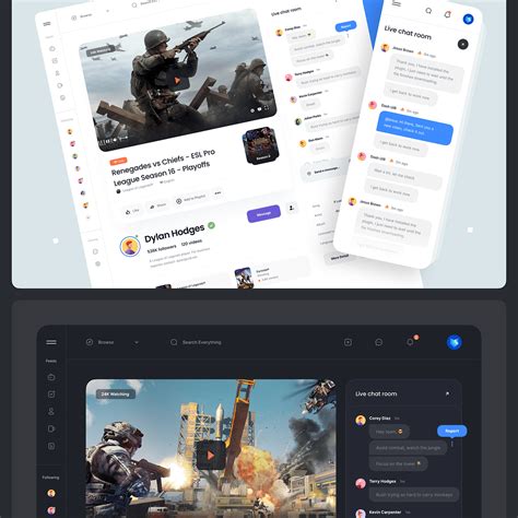 Unity Gaming UI Kit Behance