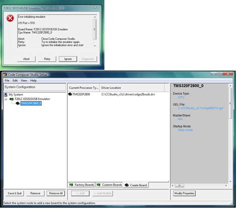 Help On CCS V3 1 Win Vista XDS510USB Code Composer Studio Forum Code Composer Studio