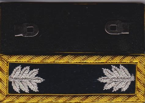 Staff Lieutenant Colonel Standard Issue Shoulder Straps Civil War