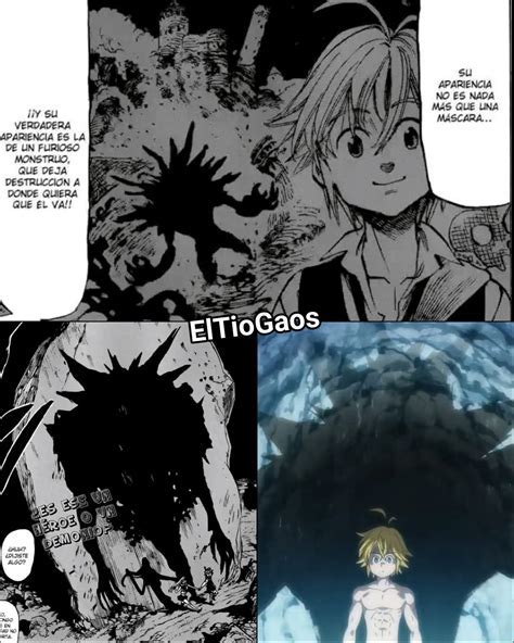 Meliodas El Poderoso Líder De Los Diez Mandamientos Y Su Ira Desatada