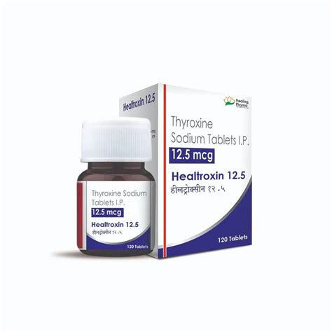 Healtroxin Thyroxine Sodium Tablets Ip 125 Mg At ₹ 194box Anti Thyroid In Mumbai Id
