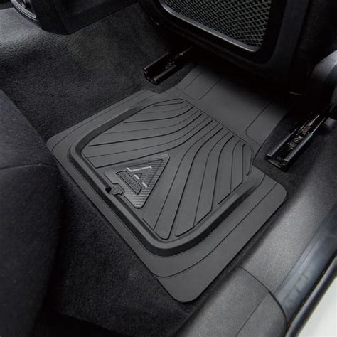 Bonform（ボンフォーム） マット 車 フロント Ss リヤ 兼用 防水 フロア 軽自動車 コンパクトカー 普通車 ミニバン 汎用 3d ストリーム ブラック 黒 2枚組 6474