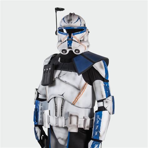 Captain Rex Realistic Clone Trooper Cosplay Armor Costume Clone
