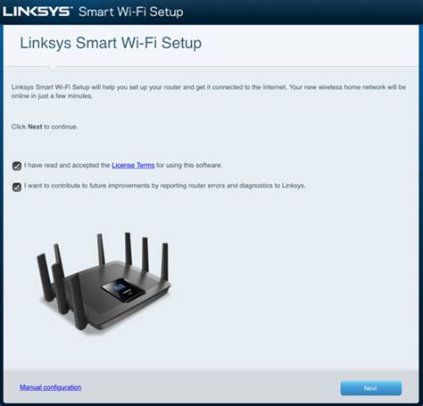 linksys wireless router setup